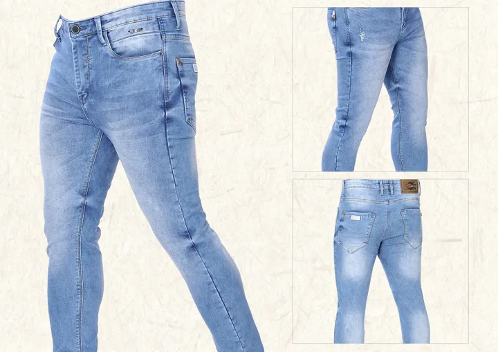 New Collection Slim-fit Stretchable Denim INDIAN Jeans Pant For Men ...