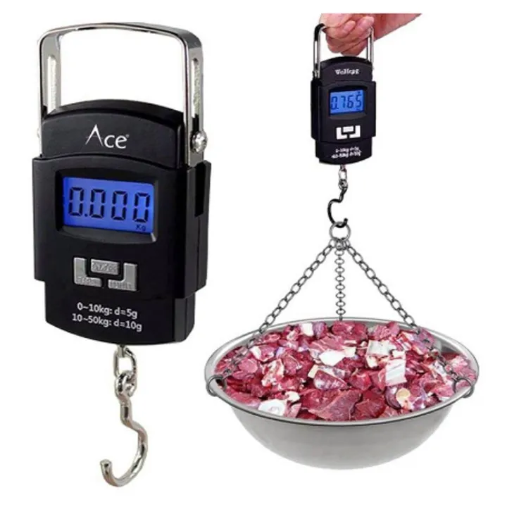 Digital Hanging Weight Scale, Portable Hanging Electronic Hook Scale ...