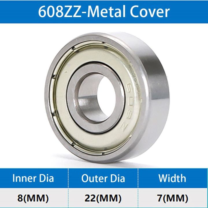 1Pcs Miniature 608ZZ 608RS 609ZZ 609RS Ball Bearing Double Shield ...