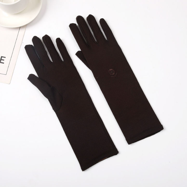 Hand Socks Gloves Muslim Full Finger Hat Muja Hijab Gloves For Women - Black | Daraz.com.bd