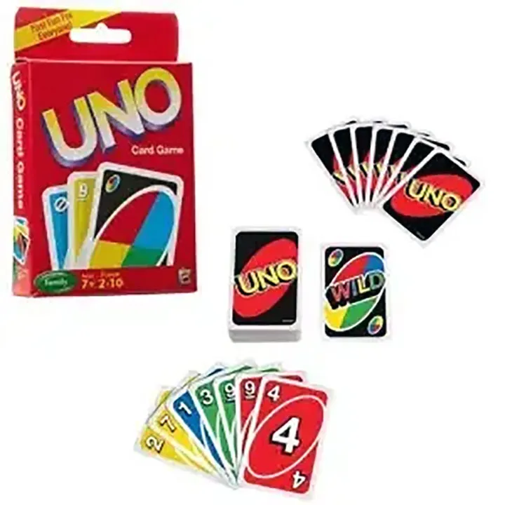 UNO Card Game Play For Childrens - Multicolor | Daraz.com.bd