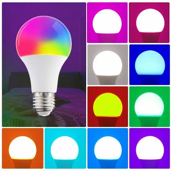 Colorful Led light 9W multicolor led bulb RGB 7 Color LED Light | Daraz ...