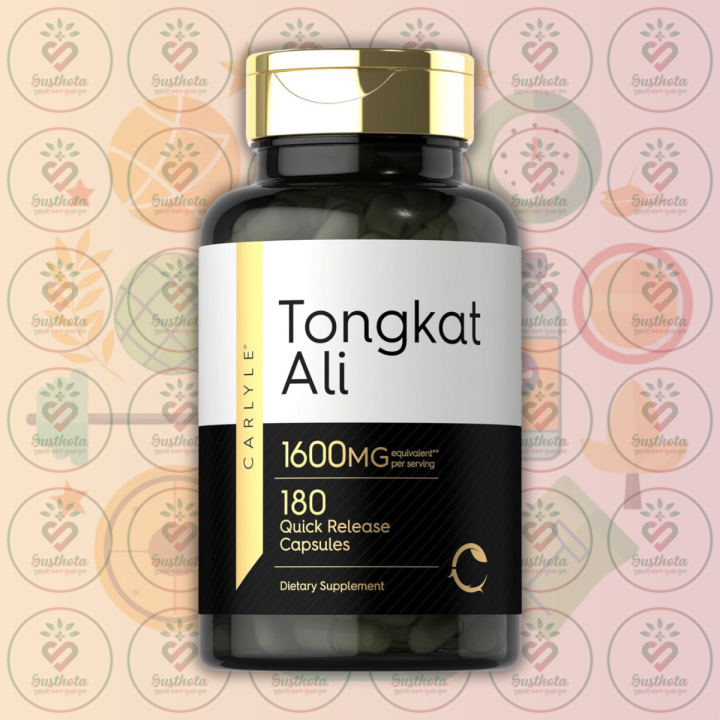 Carlyle Tongkat Ali – 1600 mg – 180 Quick Release Capsules – Eurycoma ...