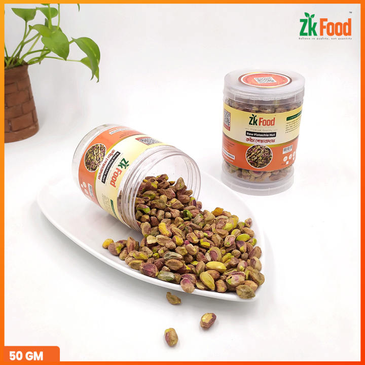 ZK Food Pistachio-Pesta Badam/100% Natural-50gm | Daraz.com.bd
