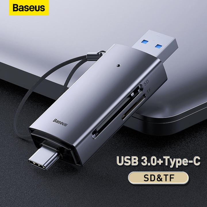 High-Performance - Baseus Lite Series USB-A and Type-C to SD/TF card ...