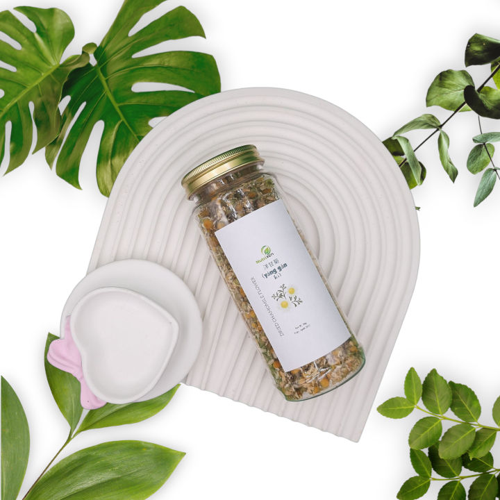 Chamomile Organic Herbal Fusion raw flower Tea - Relaxing, Sleep ...