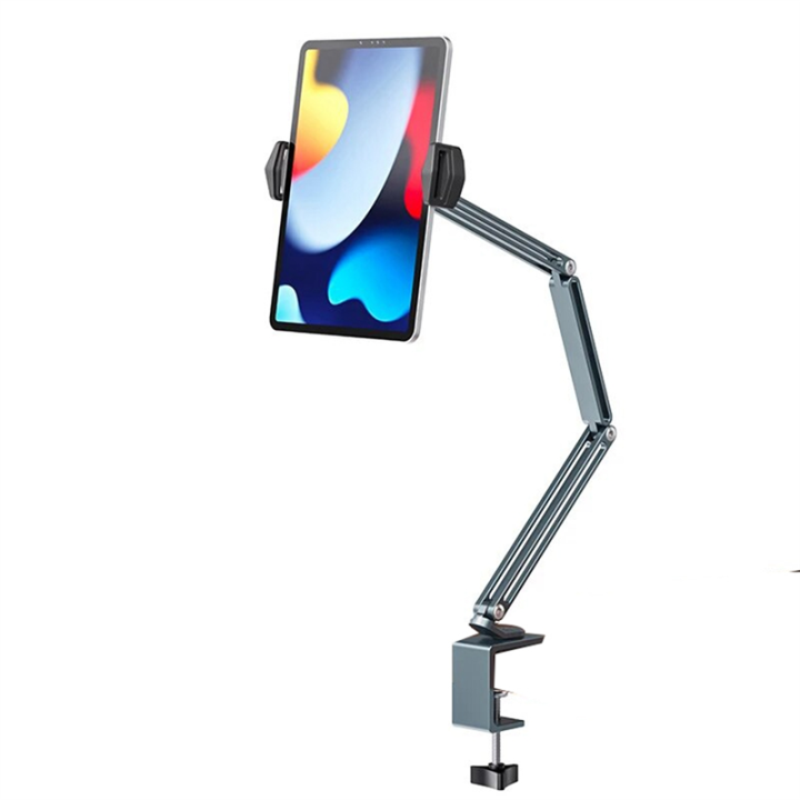Desk Bed Tablet Stand Adjustable for 4-12.9 Inches Mobile Phones ...
