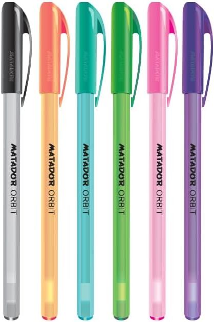 Matador Orbit Black Ball Pen 12 Pcs | Daraz.com.bd