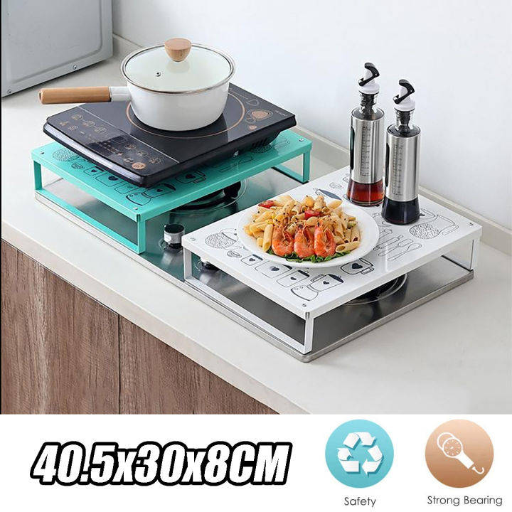 Kitchen Shelf Induction Cooker Support Rack Microwave Oven Natural Gas ...