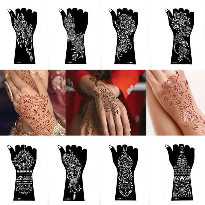 hand art template full hand bridal 2 peace sticker | Daraz.com.bd
