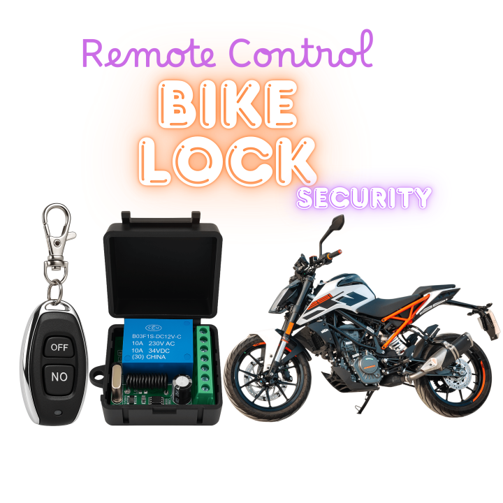 Remote Control Bike Lock Security | Daraz.com.bd