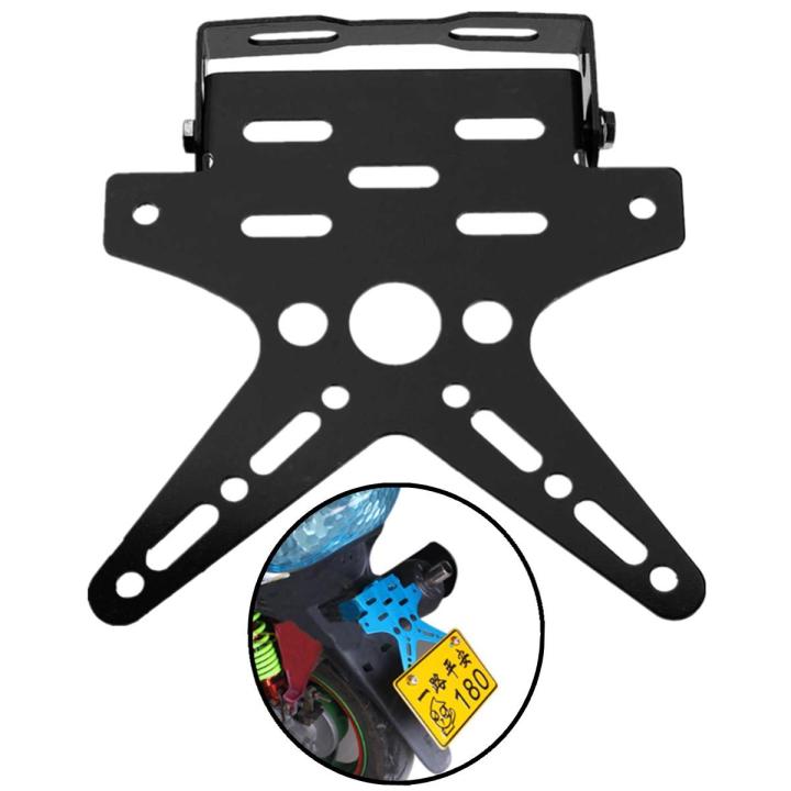 Back License or Number Plate Holder Mount Bracket Adjustable for ...