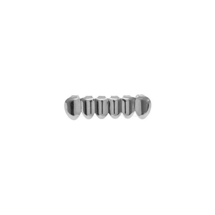 Rhinesto Plated Hip Hop Teeth Grillz Top Bottom Grill Teeth Grills ...