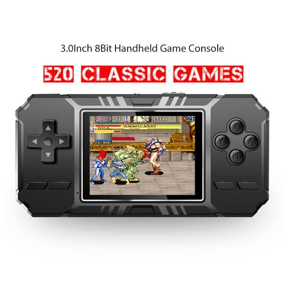 520 Game S8 Handheld Game Console 3 inch Display Kids Game Player ...