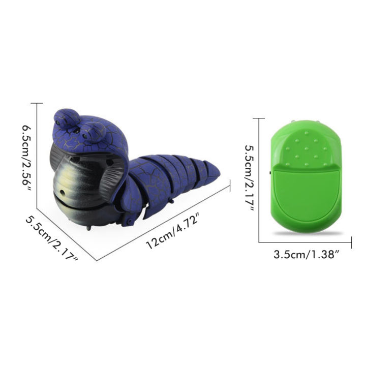 Realistic Remote Control Snake Toy Tricky Creepy Prank Scary Simulation ...