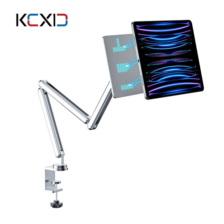KUXIU Desk Long Arm magnetic tablet holder Adjustable Foldable Tablet ...