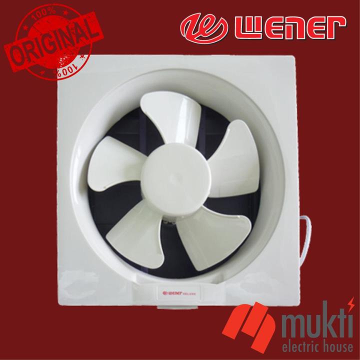 WENER Deluxe Exhaust Fan Wall 12 Inch PVC Plastic with Copper Winding ...
