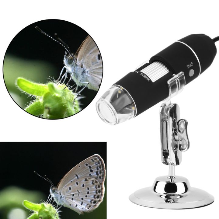 KOGEEK 1000X 8 LED Digital Microscope USB Endoscope Camera Microscopio ...