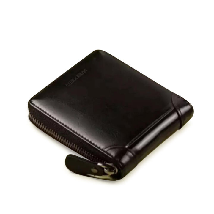 Men's wallet vintage men's wallet small with coins pocket men's zipped ...