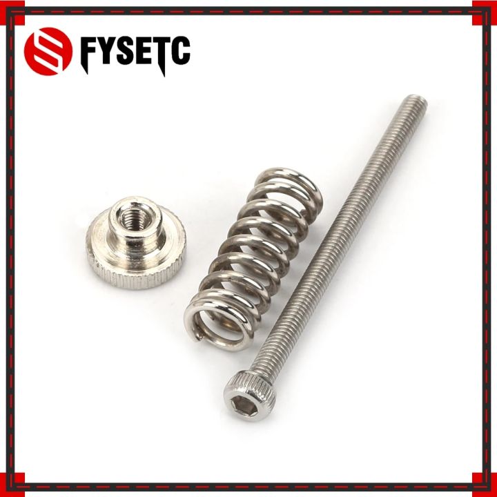 【3C VictoryEagle】3D Printer Parts M3 Screws Nuts 45mm Leveling Spring ...