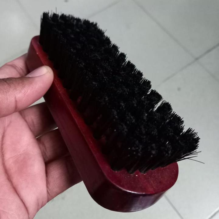 Wooden SHOE Polish Brush Practical Professional Brown Wood Shoe Polish ...