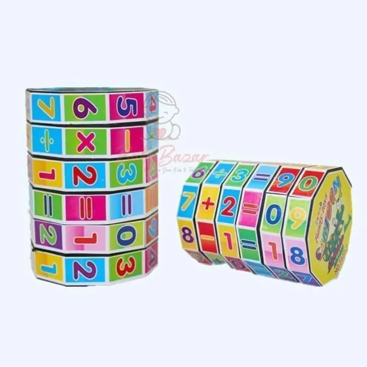 Kids Math Learning Digital Puzzle Rubik’s Cube educational Toy creative ...