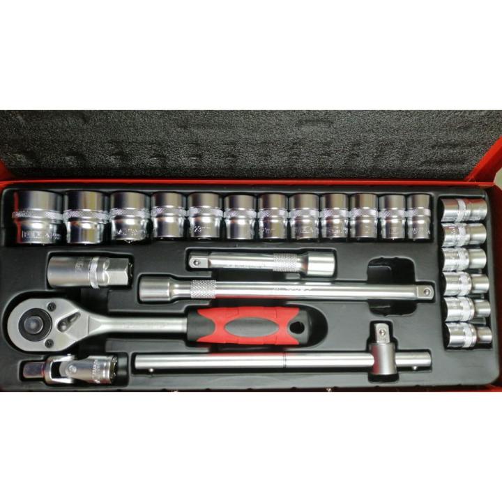 24 Pcs 1/2 Inch Socket Set, Guti Set Fera Brand Made in France (Same as ...