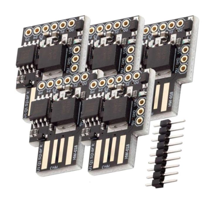 5Pcs ATTiny85 Digispark I2C LED .3 Kickstarter 5V IIC SPI USB ...