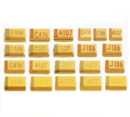100uF 16V SMD Yellow Color Tantalum Capacitors | Daraz.com.bd