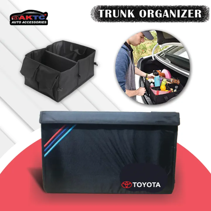 TOYOTA Car Trunk Organizer Car Back Folding Portable Storage Tool Bag ...