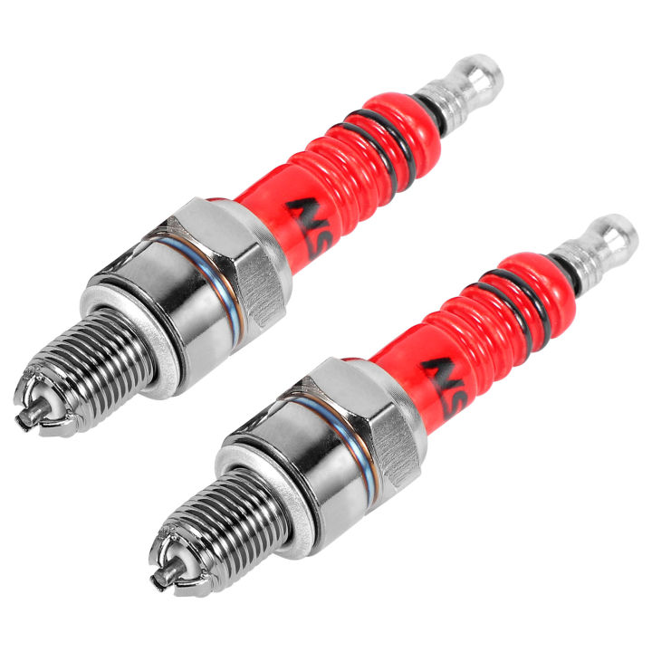 Pack of 2 Racing 3 Electrode Spark Plug A7tc | Daraz.com.bd