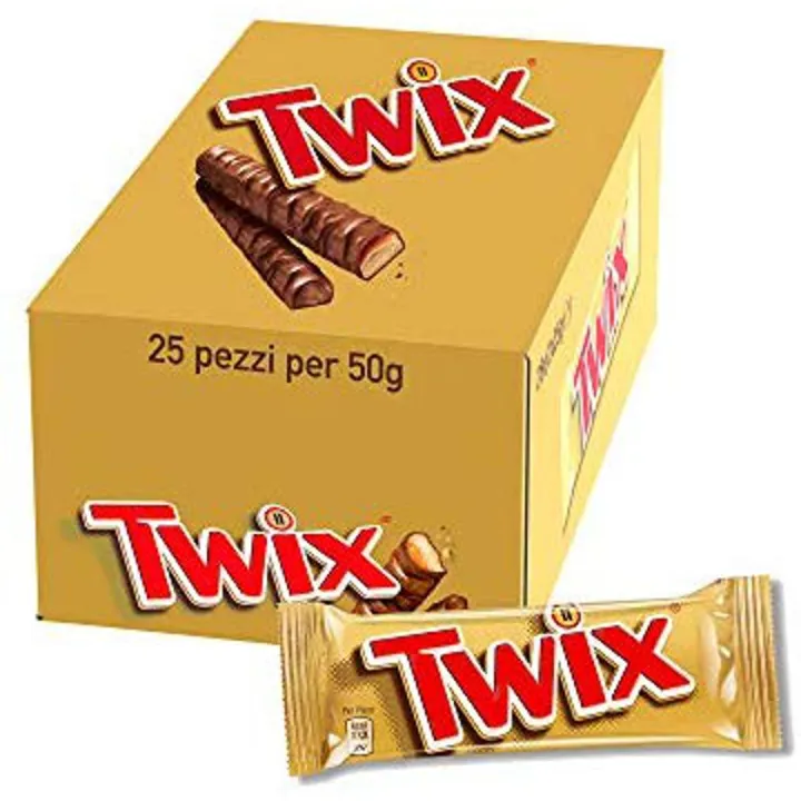 Twix chocolate Bar Full Box( 25*50 g) pcs - 1250 g | Daraz.com.bd