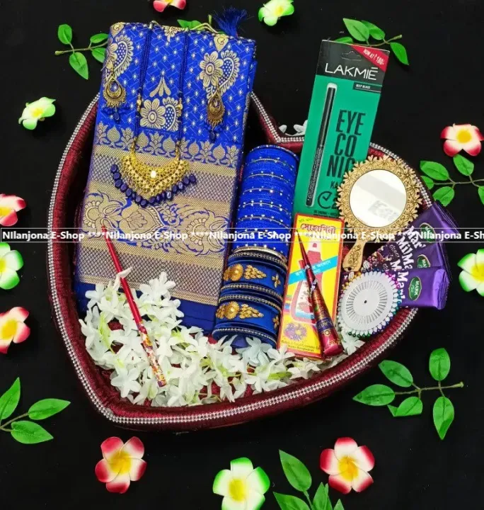 Super Premium Saree Combo Gift Set For Women with Love box l Half Silk ...