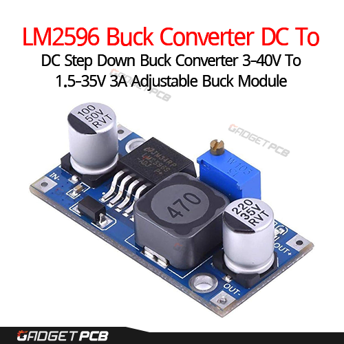 LM2596 Buck Converter LM2596 DC To DC Step Down Buck Converter 3-40V To 1.5-35V 3A Adjustable ...