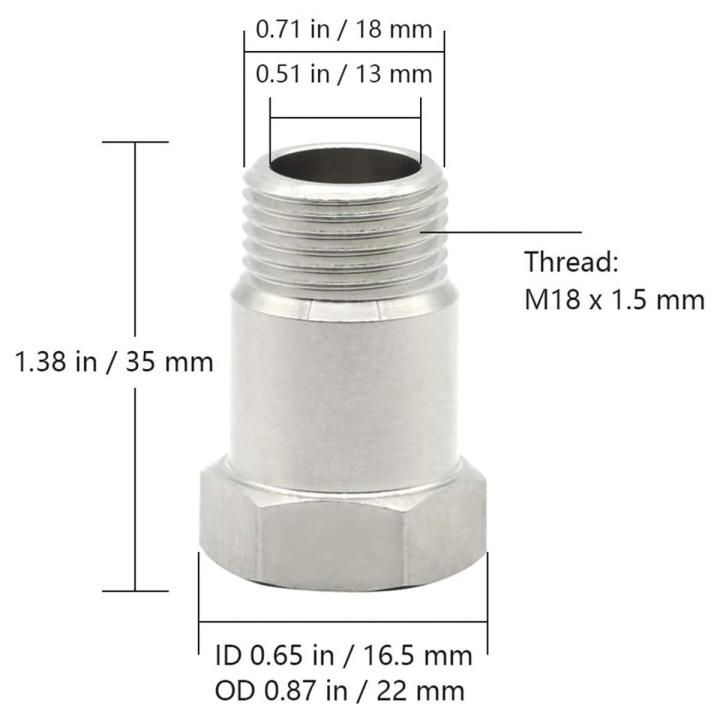 oxygen sensor bung-2 x Connector Plug- | Daraz.com.bd