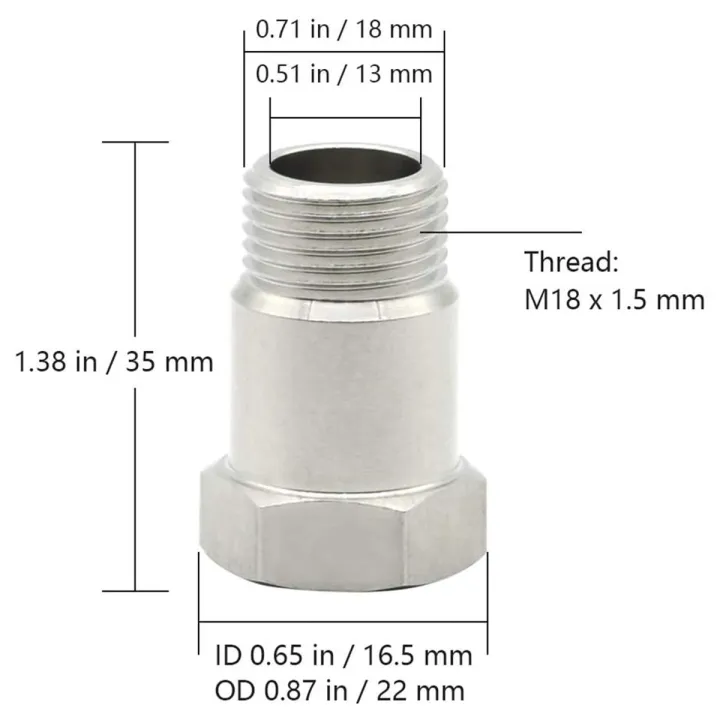 oxygen sensor bung-2 x Connector Plug- | Daraz.com.bd
