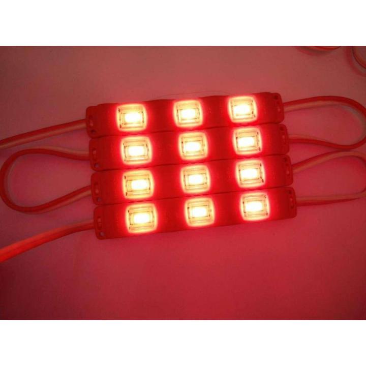 DC 12V Red 3 LED Module Waterproof High Glow Light Strip 5630, 5730 ...