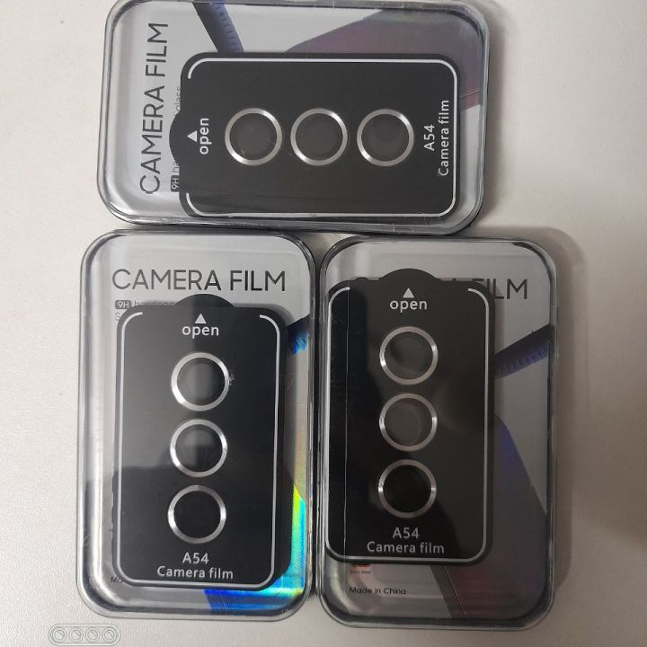 For Samsung Galaxy A54 - Silver Color WSKEN Metal Anti Scratch Camera ...