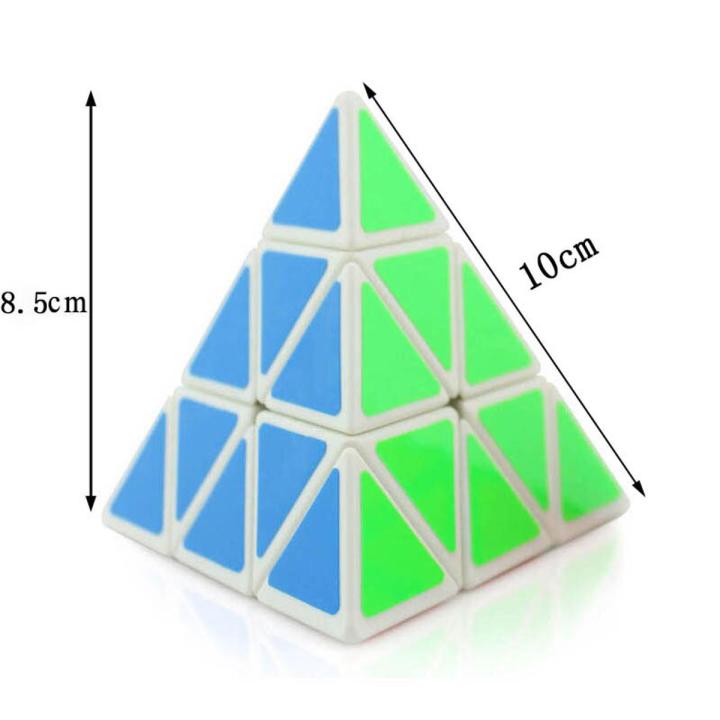 【happy one】Pyramid Magic Cube 3x3 Cubo Magico Kids Intellectual Game ...