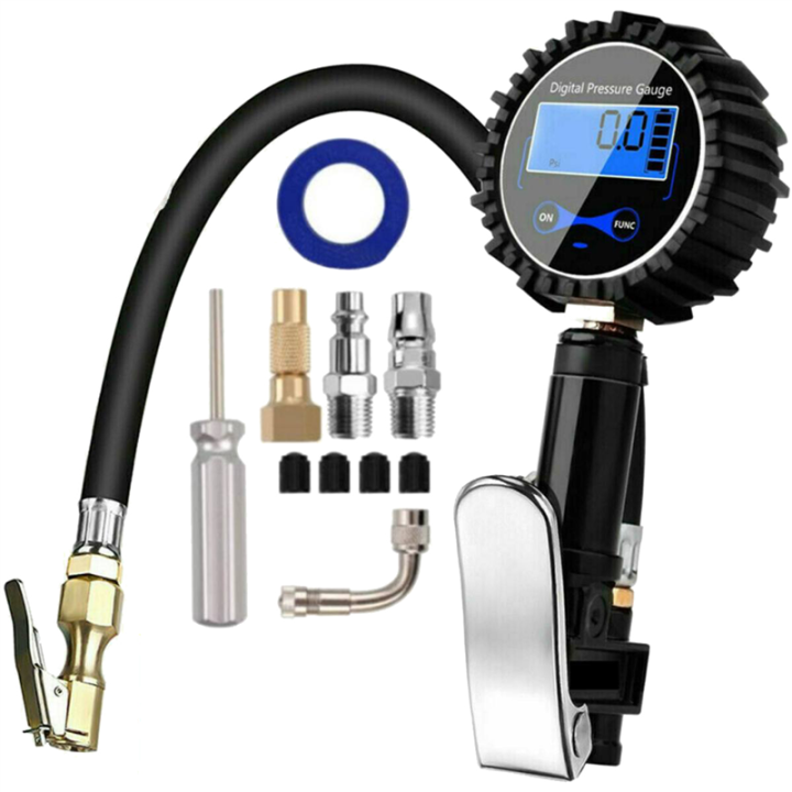 Digital Tire Inflator Pressure Gauge Spare Parts Accessories Air ...
