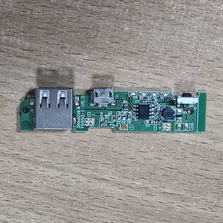 Power Bank Circuit Single USB & Type B 5V 1Amp Power Bank Module (T5950 ...