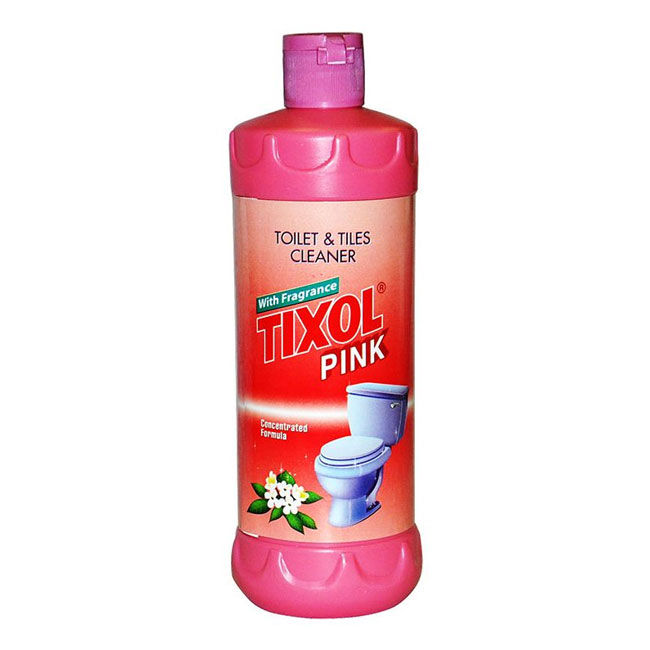 Tikxol pink toilet and tiles cleaner with fragrance 500ml , 3 pis ...