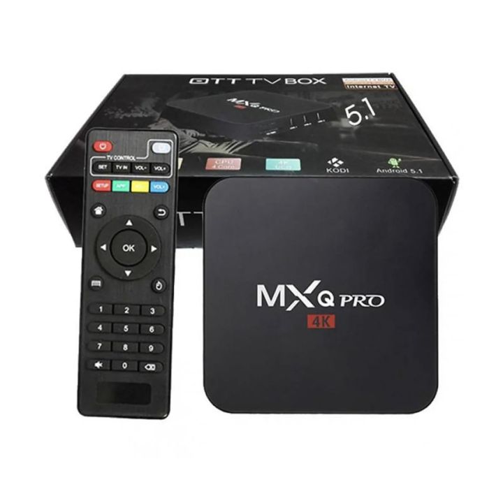 MXQ Pro TV Box 5G 4K 4GB/64GB TV Set Top Box Latest Android 11.1 ...
