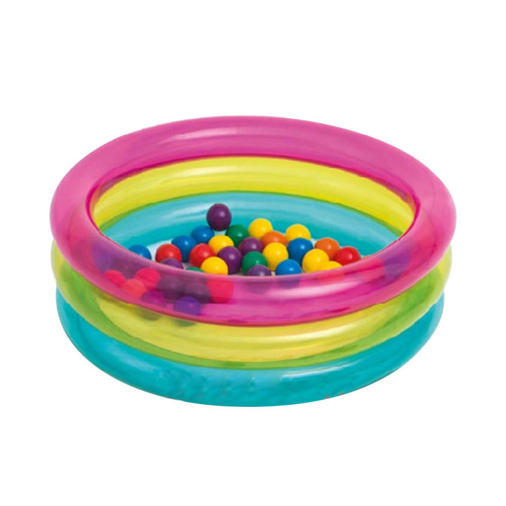 34x10 " Intex Baby Bath Tub Baby Swimming Pool with Pumper and Plastic ...