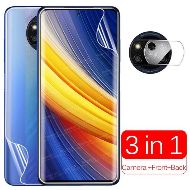 Poco X3 / X3 Pro / X3 NFC 3-in-1 Combo Pack (Full Screen Protector ...