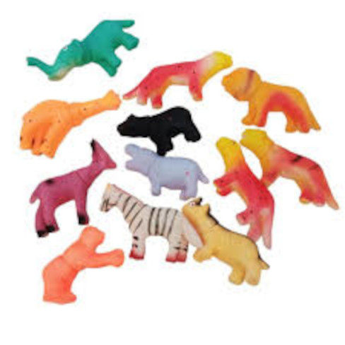 Animals toy Rubber Jungle Animals Toys Set Animal Collection For Kids ...