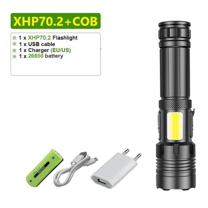 est XHP199 Superwerful Led 18650 XHP160 XHP70.2 Led Torch USB ...