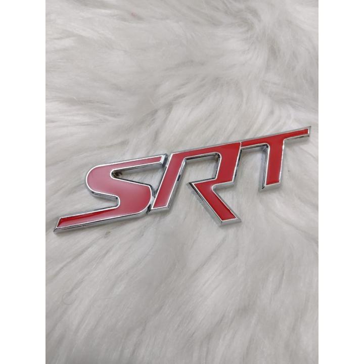 SRT Split Label Metal Decorative Label Alloy Modification Car Emblem ...