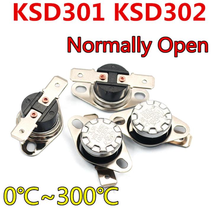 KSD302 10A 250V 0-300 degree Ceramic KSD301 Normally Open Temperature ...