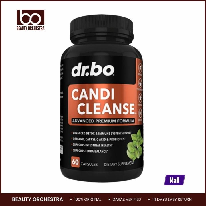 DR BO Candi Cleanse 60 counts, Anti Overgrowth Supplements for Women ...